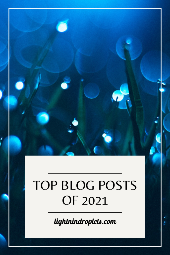 Top Blog Posts of 2021 - Lightning Droplets