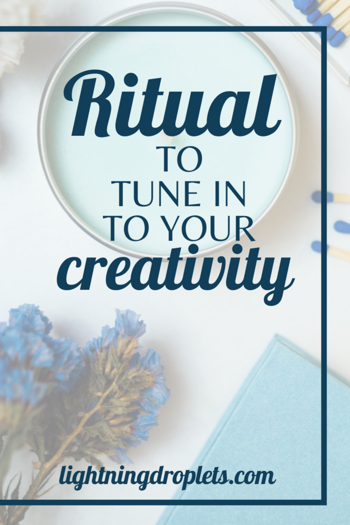 A Writing Ritual to Inspire Creativity - Lightning Droplets